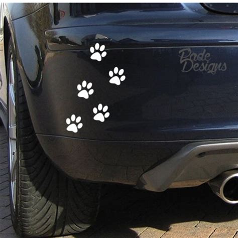 Paw Print Car Decal Sticker