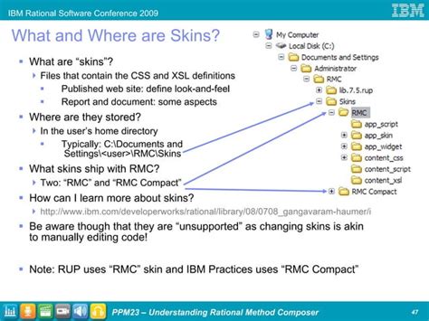 Rsc 2009 Understanding Ibm Rational Method Composer Ppt Computer