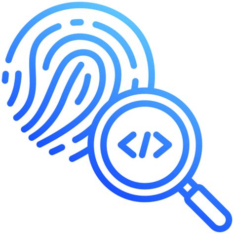 Forensics Generic Gradient Outline Icon