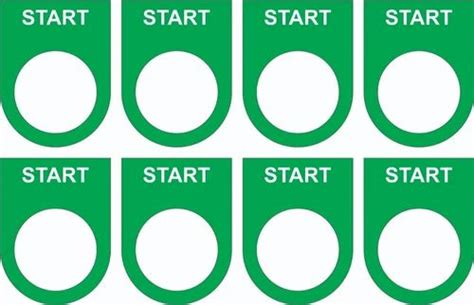 Aluminium Panel Push Button Labels Finish Color Coated At Rs 8 Piece