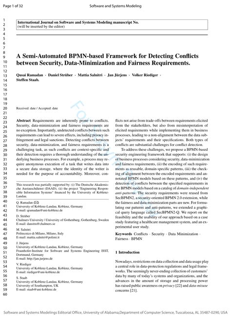 Pdf A Semi Automated Bpmn Based Framework For Detecting Conflicts