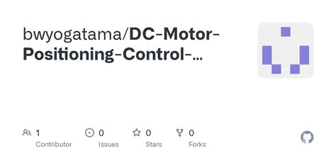 GitHub Bwyogatama DC Motor Positioning Control System Using Arduino Microcontroller