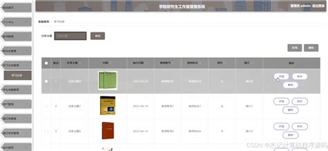 【开题报告】基于springboot vue学院研究生工作室管理系统（程序 源码 论文 计算机毕业设计 csdn博客