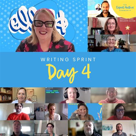 Day 4 Of Eac Writing Sprint ️ Thank You To Everyone Who Attended Today