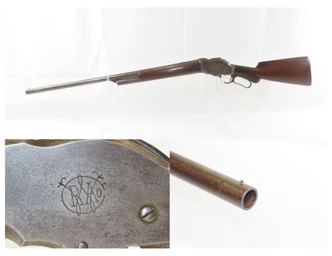 Winchester Model 1887 Lever Action Shotgun 4 4 Candrantique001 Ancestry Guns
