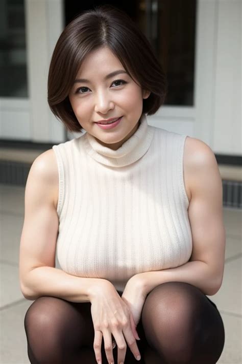 日本の成熟した 一人で 50歳 目元のしわ 1 2 巨乳 成熟した女性 魅力的な セクシー 純粋な白い肌