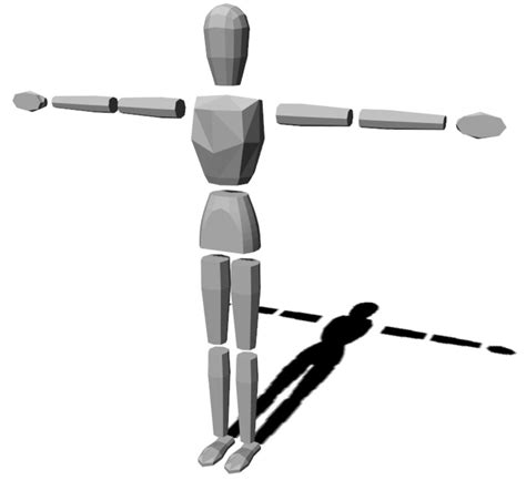 Articulated Biped Character Model The 3d Biped Simulation Model Is Download Scientific Diagram