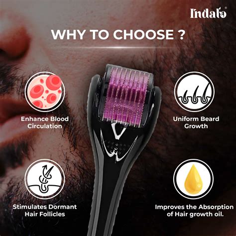 Derma Roller 05mm With 540 Titanium Alloy Needles Indalo