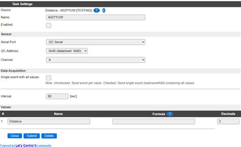 Distance A02yyuw — Esp Easy 21 Beta1 Documentation