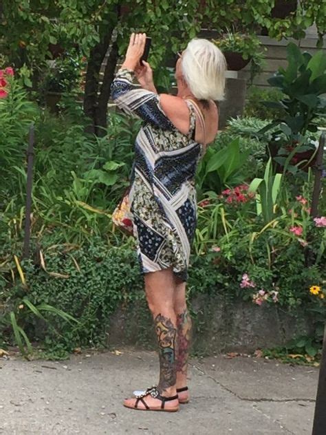 7 Older Ladies With Tattoos Ideas Lady Tattoos Older