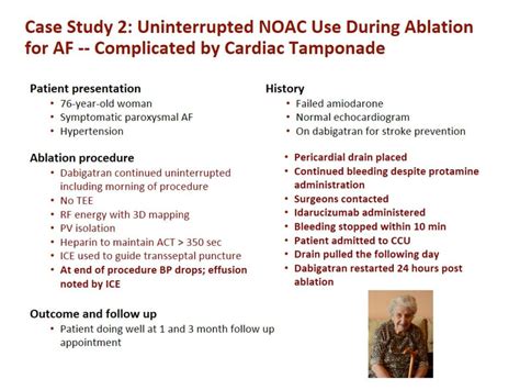 Reversal Agents For Noacs Do We Need Them In The Ep Lab Ppt Download
