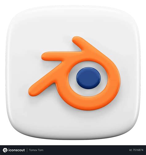 Free Blender 3d Icon Free Download Logos 3d Icons Iconscout
