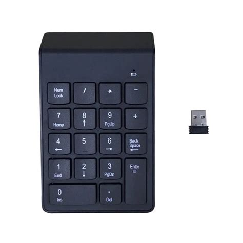 Portable Small Size 2 4GHz Wireless Numeric Keypad Vicedeal