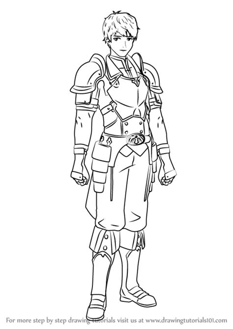 How To Draw Lukas From Fire Emblem Fire Emblem Step By Step