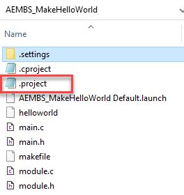 Eclipse Project MCU On Eclipse