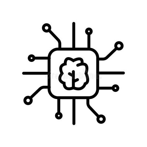 Cpu Microprocessor And Chips Icon Vector Stock Image Image Of Macro Flat 172218695