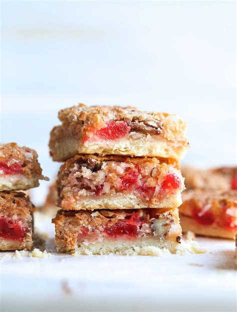 Delicious Cherry Coconut Bars Cherry Coconut Bar Recipes Delicious