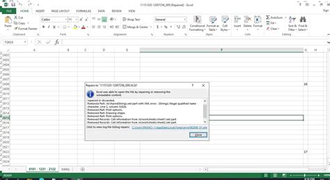 asking for help to recover excel file data when i recovered this excel file there is no data