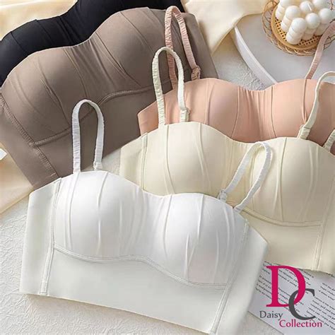 Daisycollection Bandeau Water Nymph Style Seamless Traceless Cup Tube Top Shopee Philippines
