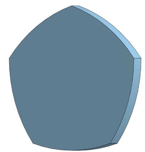 3 5 7 Sided Flat Solids Of Constant Width By Bart Download Free Stl Model