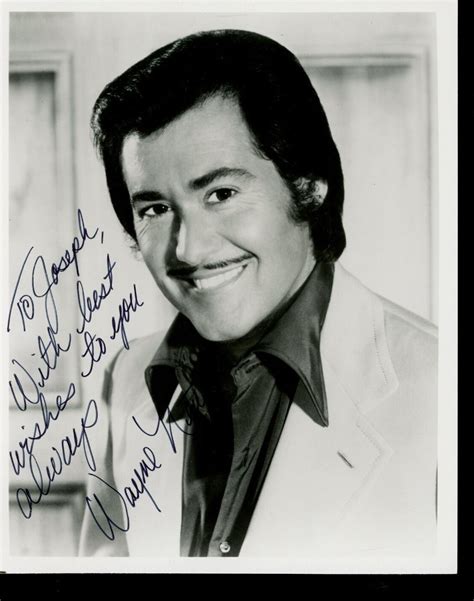 Autographed 8x10 Vintage Photo Las Vegas Showman And Singer Wayne Newton