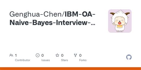 IBM OA Naive Bayes Interview Question Notebook Ipynb At Main Genghua