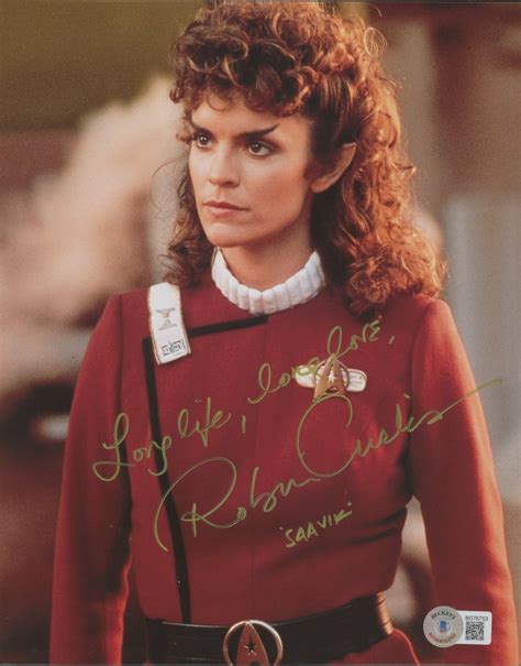 Robin Curtis Signed Star Trek 8x10 Photo Inscribed Long Life Long