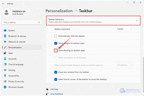 How To Stop The Icon Flashing On The Windows 11 Taskbar