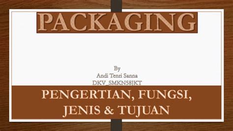Materi Packaging Design Pptx