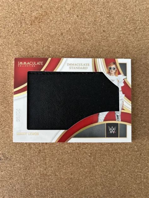 2022 Wwe Immaculate Becky Lynch Standard Relicpatchmemorabilia 99 £