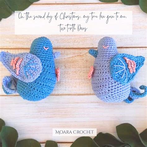 Crochet Turtle Doves Moara Crochet