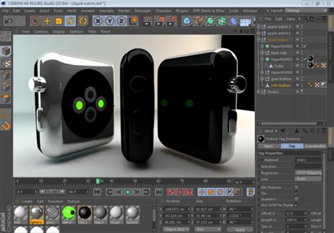 Apple Watch 2014 Free 3d Model C4d Free3d
