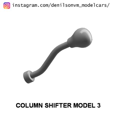 Stl File Column Shifter Pack 👽・template To Download And 3d Print・cults