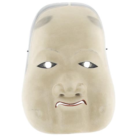 Kyogen Mask Oto Japanese Classical Theatre 20th Century Woodcraft