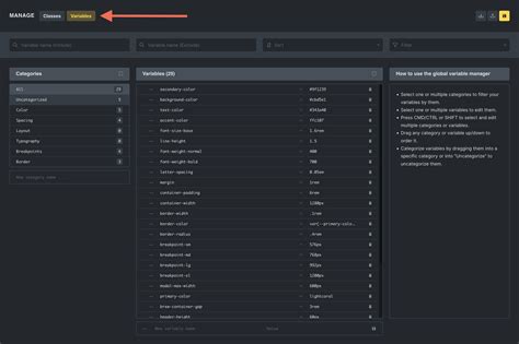 Global Variables Manager Bricks Academy