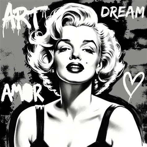 Marilyn Monroe Art Premium Ai Generated Image