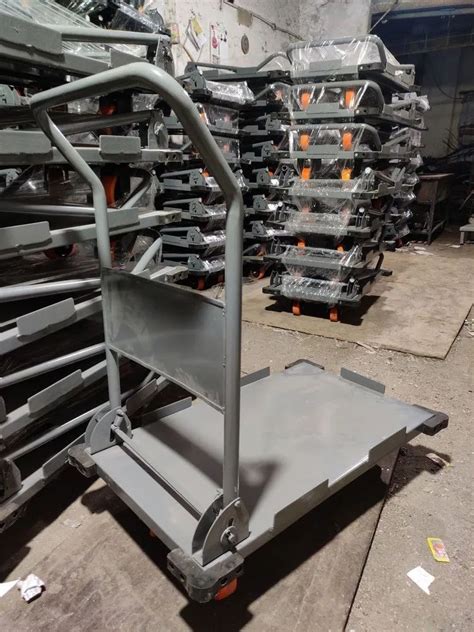 Stainless Steel Loading Unloading Trolley With Foldable Handle For Material Handling At Rs 8000