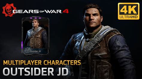 Gears Of War 4 Multiplayer Characters Outsider Jd Youtube