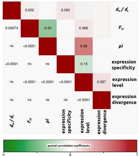 Partial Correlation Coefficients Aiming To Understand The Genomic