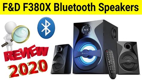 F&D F380X Bluetooth Speaker Review And Sound Test - YouTube