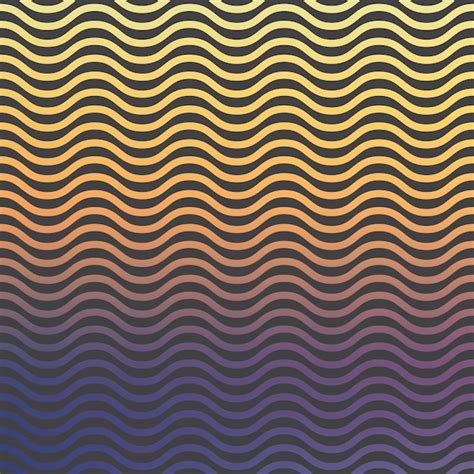 Premium Vector Gradient Waves Pattern Abstract Geometric Background Luxury And Elegant