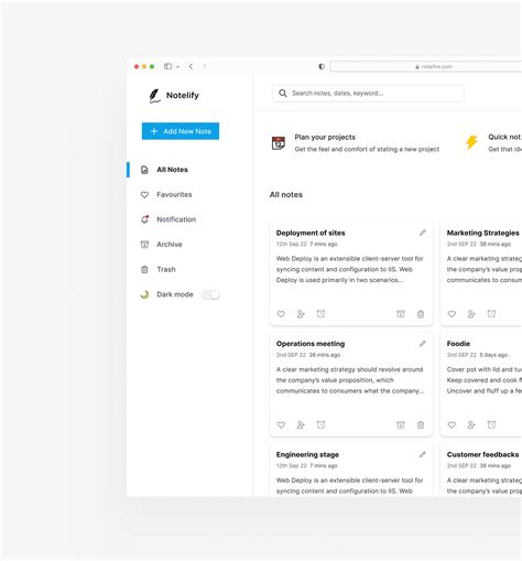 Note Taking Web App Design By Mitchell Iyobhebhe On Dribbble