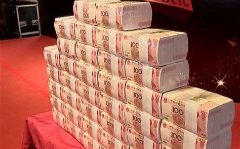 实拍100万现金图片 千图网