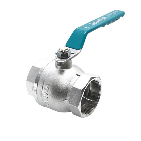 Sanwa Ball Valve With 304sus Handle 2 1 2″ 4″ Sanwa