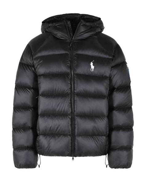 Polo Ralph Lauren Nylon Bomber Jacket In Black For Men Lyst Uk