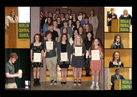 2023 Bhs National Honor Society Induction Berlin Central School District
