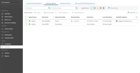 Upgrading Veeam Backup Agents Veeam Service Provider Console Guide For Resellers
