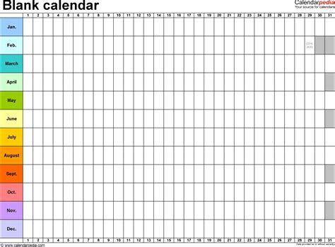 Calendar Grid Printable 16 Best Printable Blank Calendar Grid Artofit