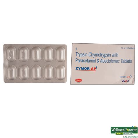 Buy Zymor Ap 10 Tablets Online At Best Prices Wellness Forever