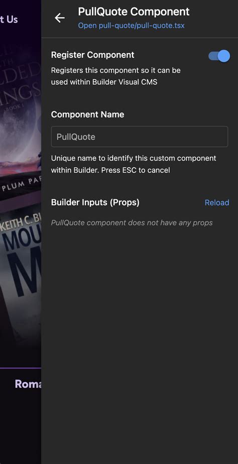 Unable To Register Custom Components In Builder Nextjs Cms Builder